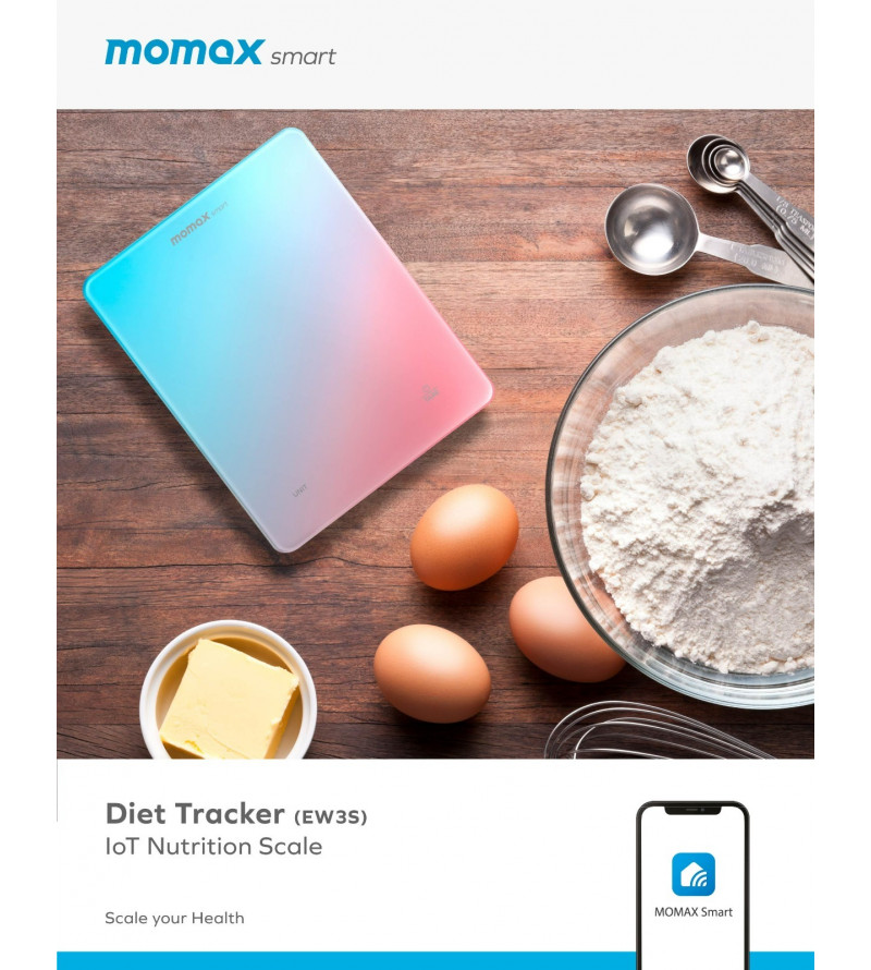 Momax Diet Tracker IoT Smart Nutrition Scale EW3S
